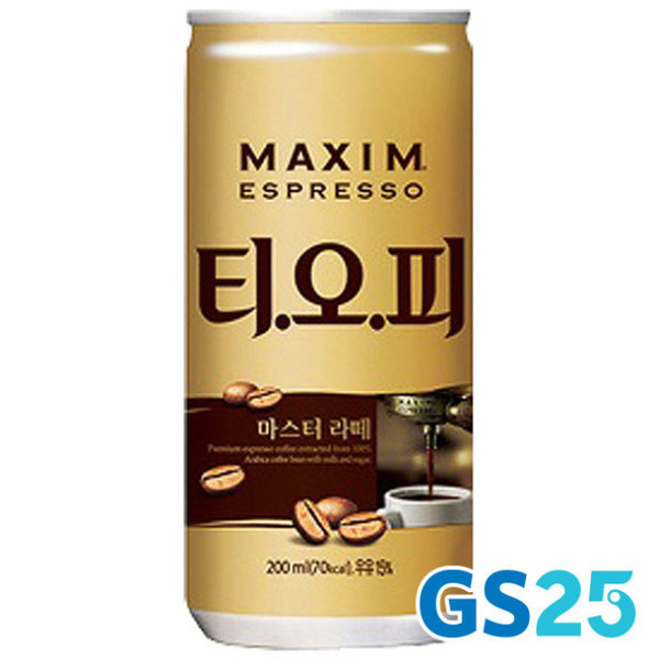 GS25 TOP)마스터라떼200ML - 쇼신마켓